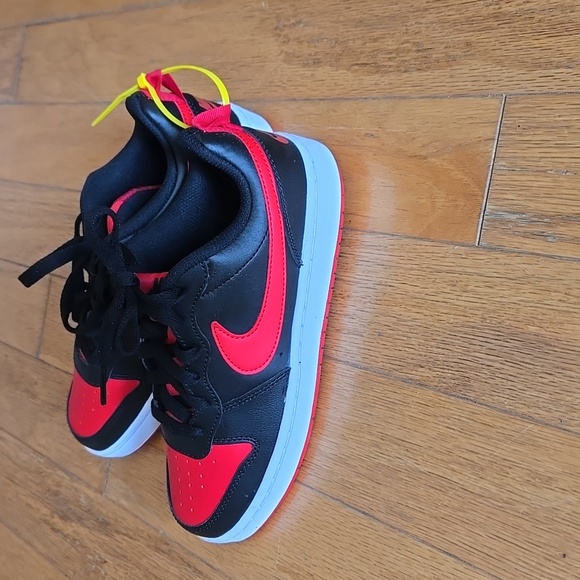 Nike | Shoes | Nwt Kids Nike Court Borough Low 2 Blackred Sneakers In A ...